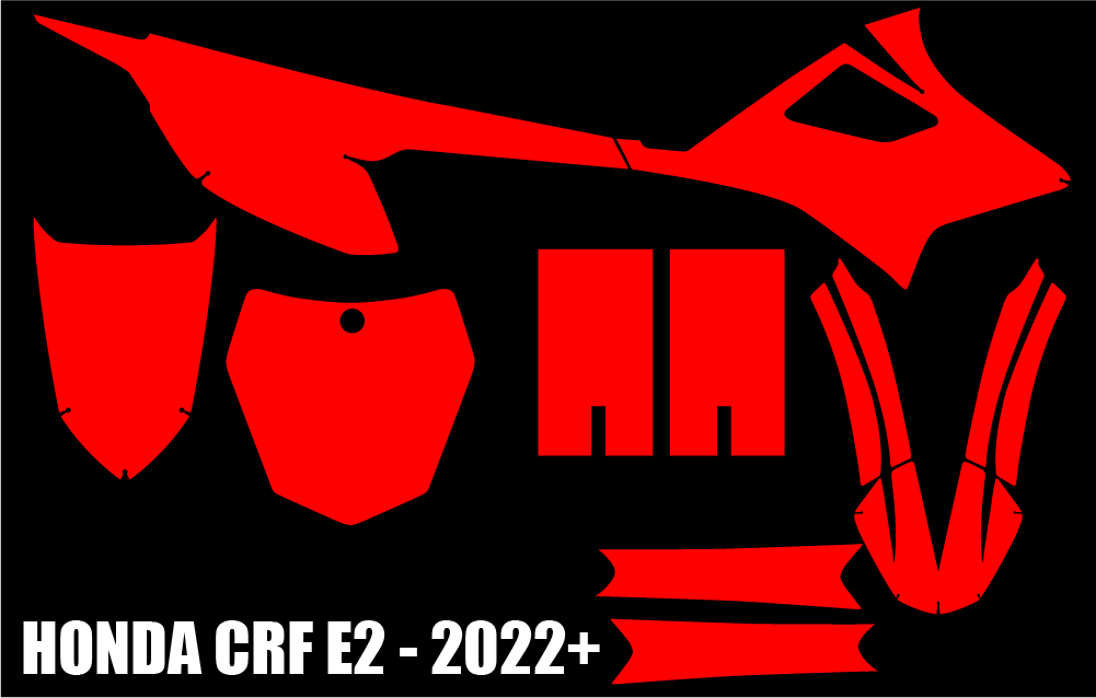 HONDA CRF E2 – 2022+-8 – MOTO VECTOR TEMPLATES